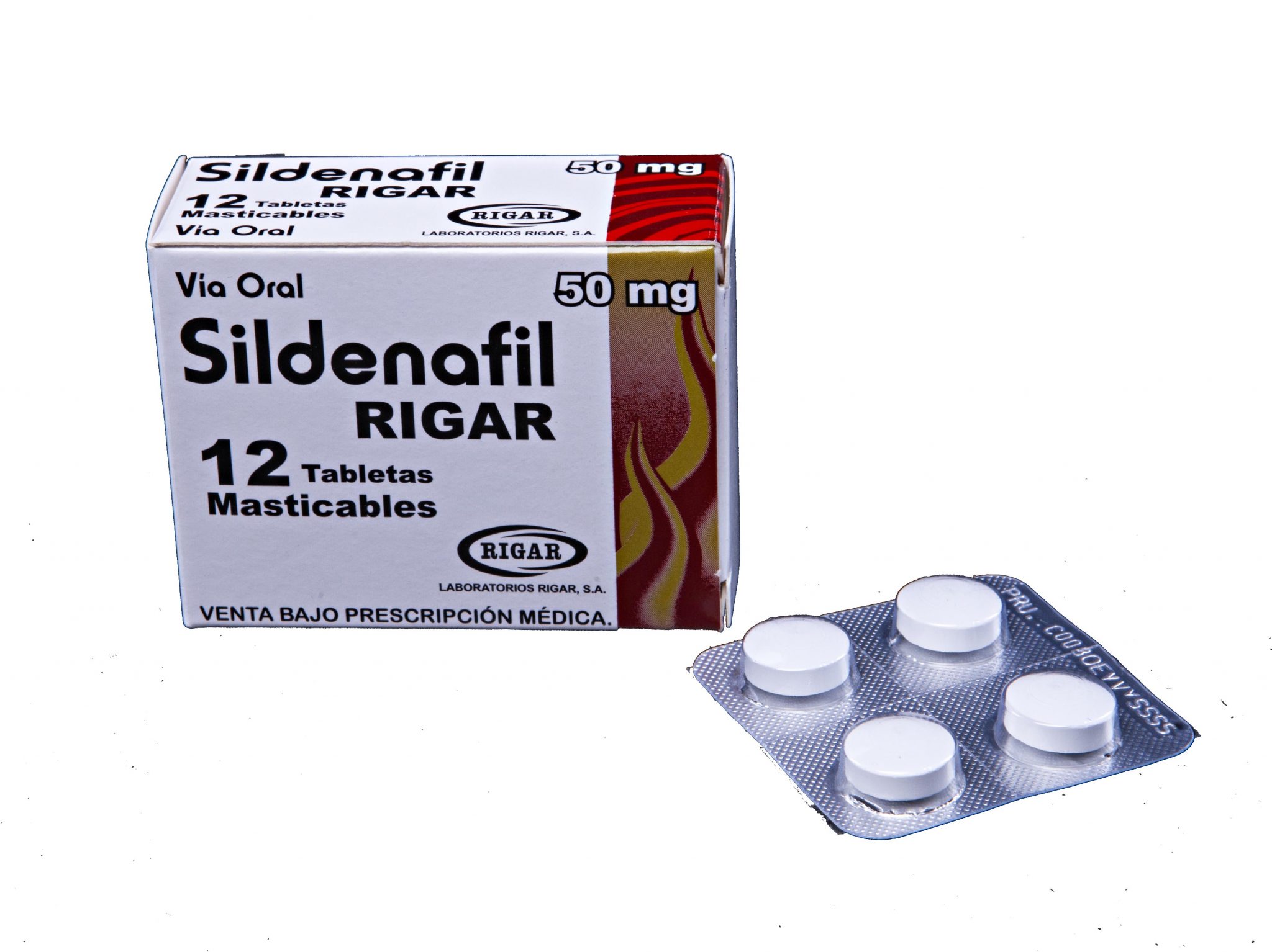 Sildenafil Rigar Tabletas Masticables – Laboratorios Rigar